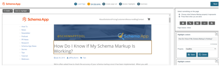 Schema App Highlighter Training : Schema App