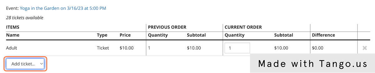 Processing Partial Refunds of Event Tickets in Backoffice : ACME ...