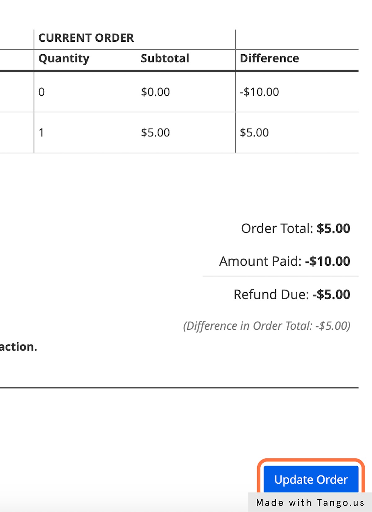 Processing Partial Refunds of Event Tickets in Backoffice : ACME ...