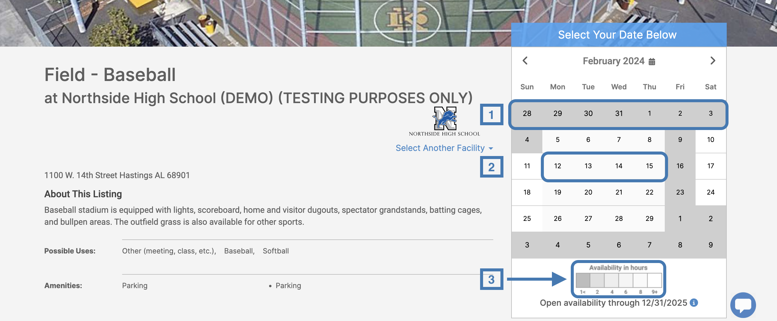 "Grayed Out" Or Unavailable Facilities : Facilitron Helpdesk
