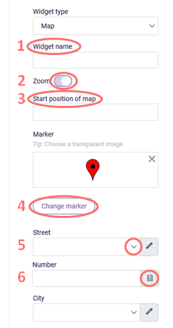 Map Widget : Pointerpro