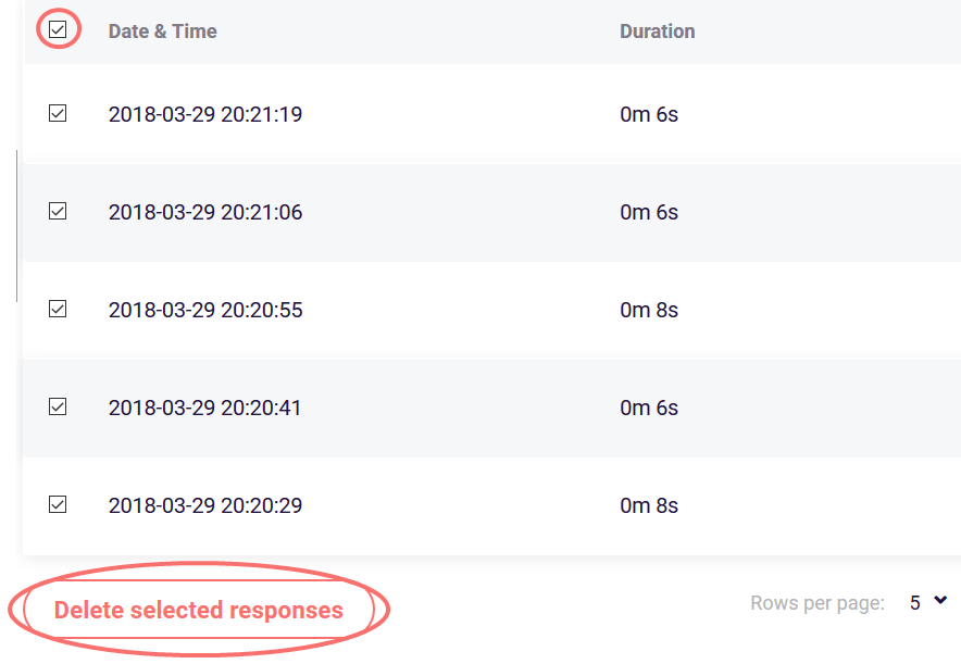How can I delete my test results? : Pointerpro