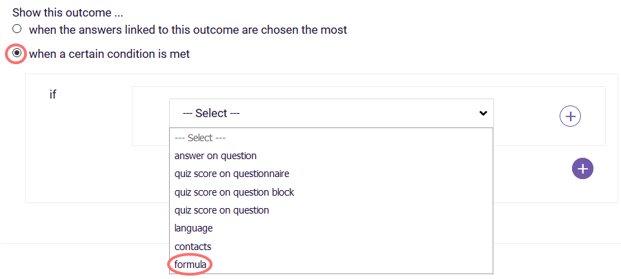 Formulas : Pointerpro