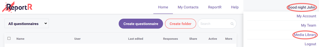 Media library : Pointerpro