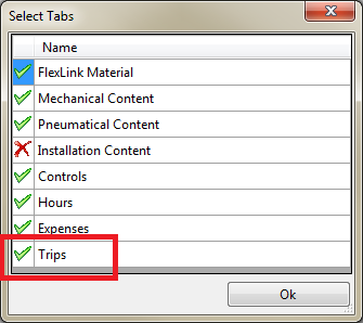 Using the Trip function : Software Support