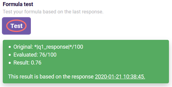Formulas : Pointerpro