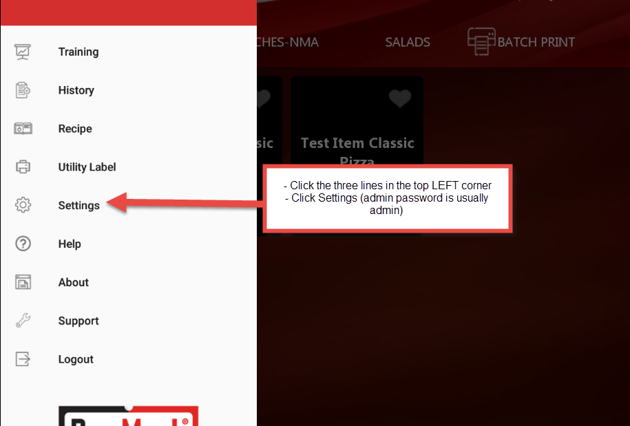 MENU PILOT Date Format Change : Kitchen Automation Support