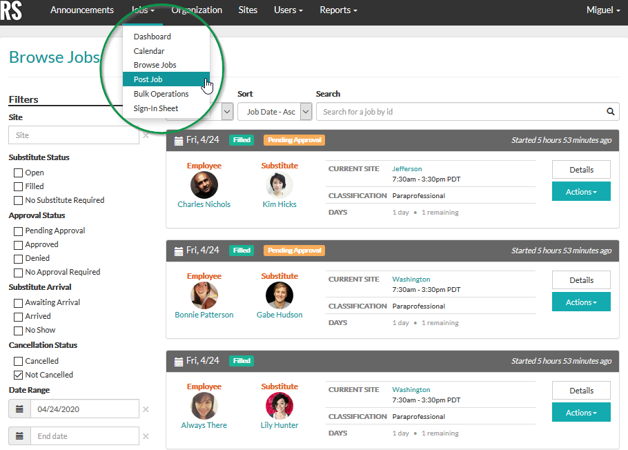 Help - How to post a vacancy