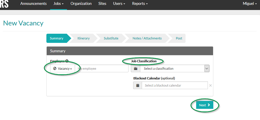 Help - How to post a vacancy