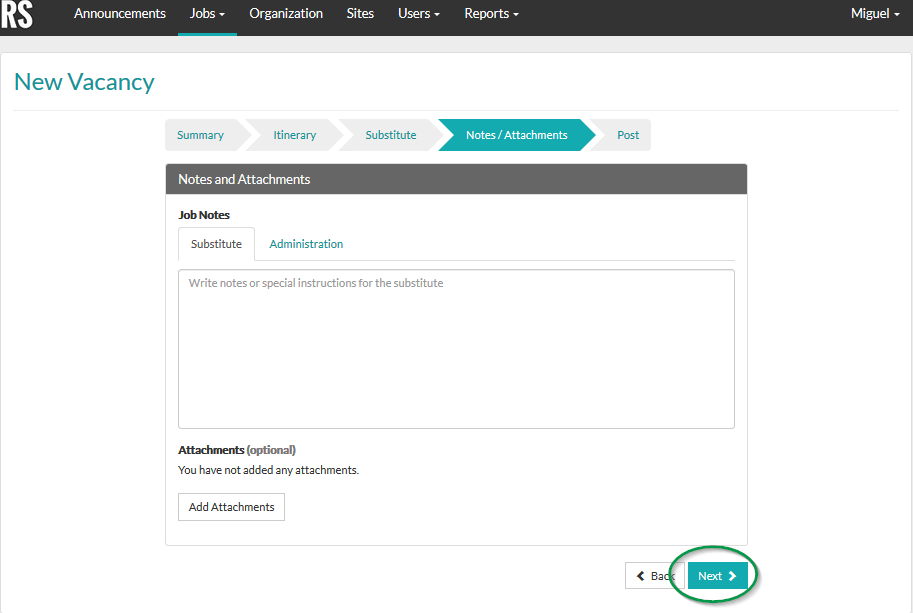 Help - How to post a vacancy