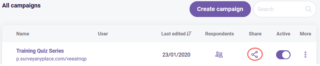 Track respondents' campaign progress : Pointerpro