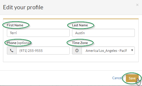 Help - How to edit my profile
