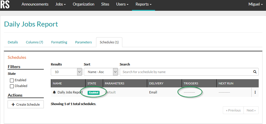 Help - How to schedule a custom report