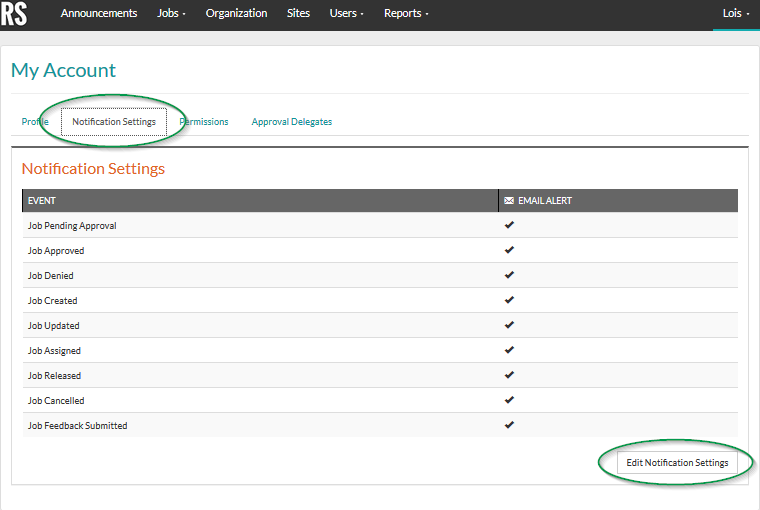 Help - How to edit your approval notifications