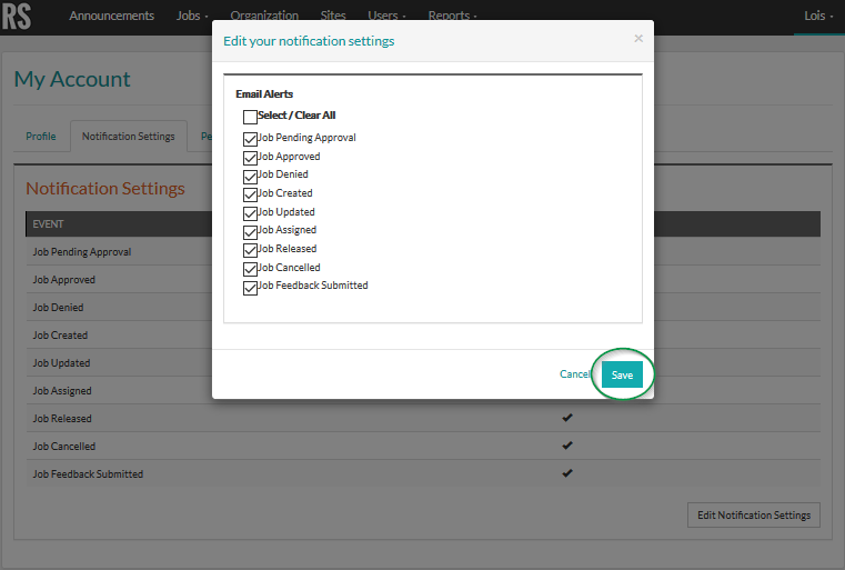 Help - How to edit your approval notifications