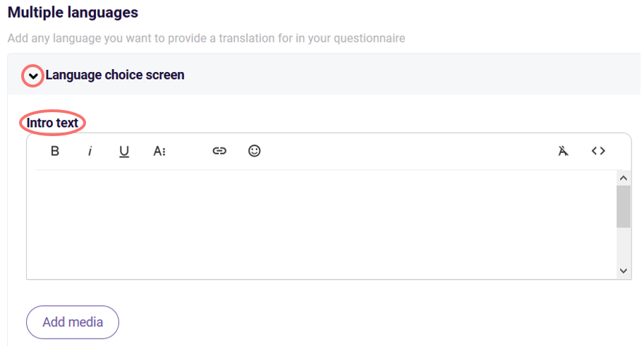 Multiple languages : Pointerpro