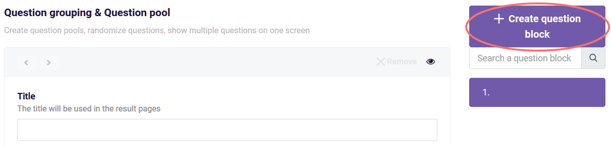 Question pool : Pointerpro