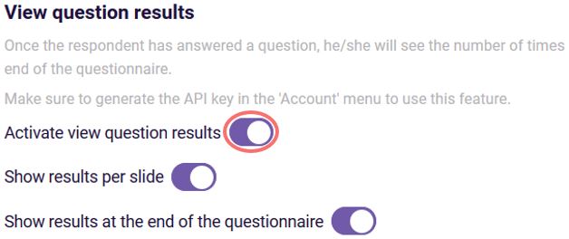 View question results : Pointerpro