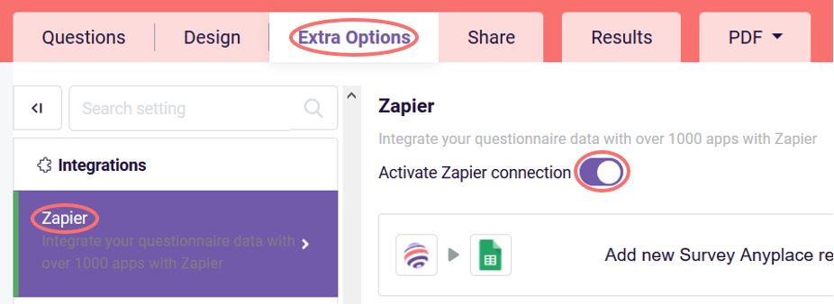 Integration with other apps through Zapier : Pointerpro