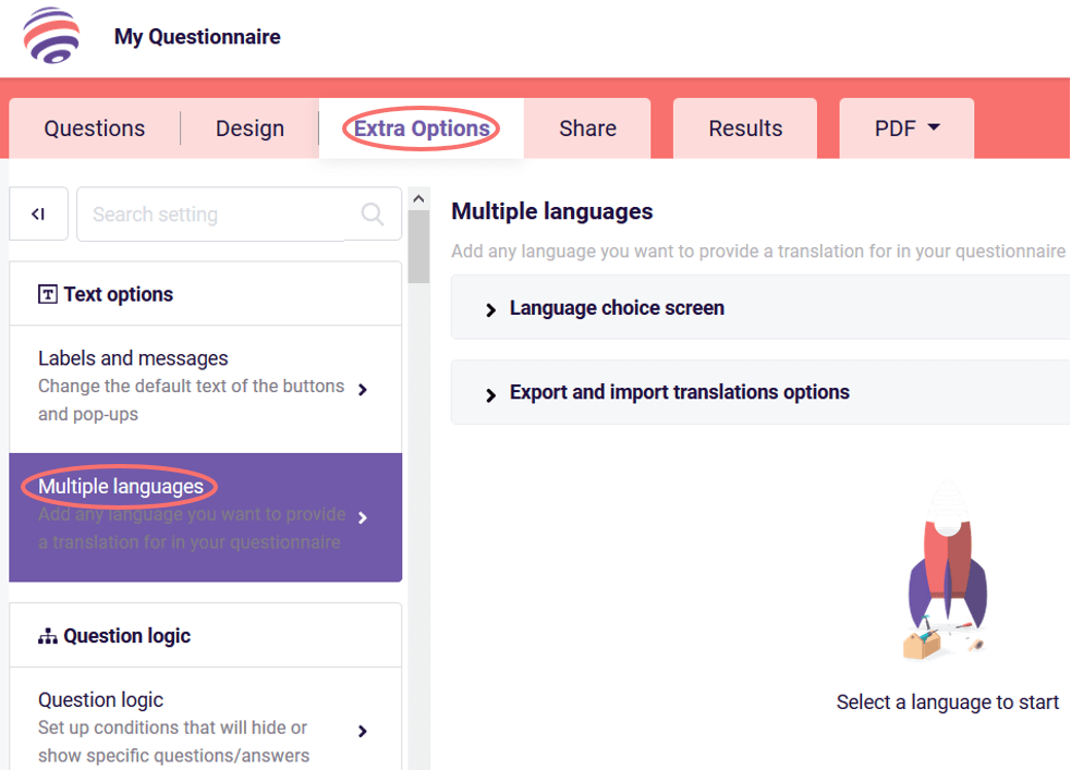 Multiple languages : Pointerpro