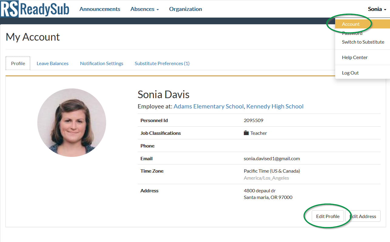 Help - How to edit my profile