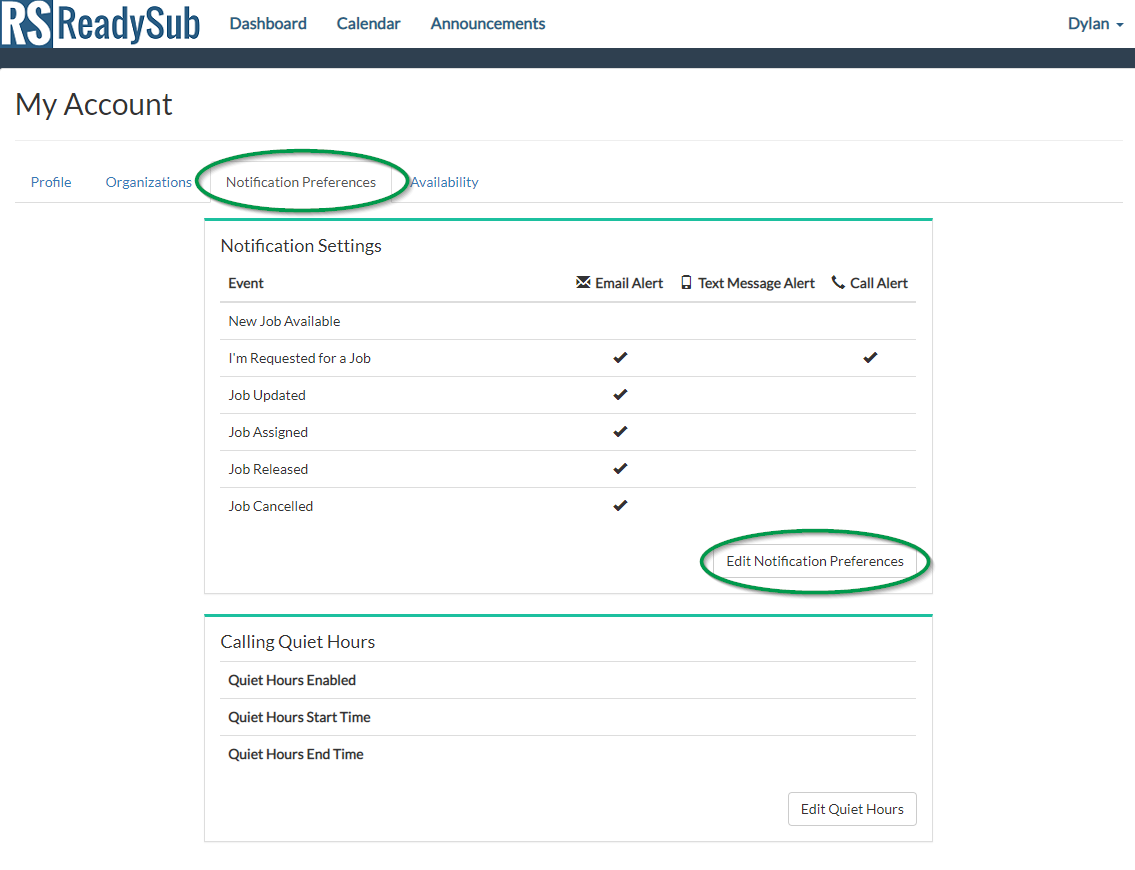 Help - How to edit my notification preferences