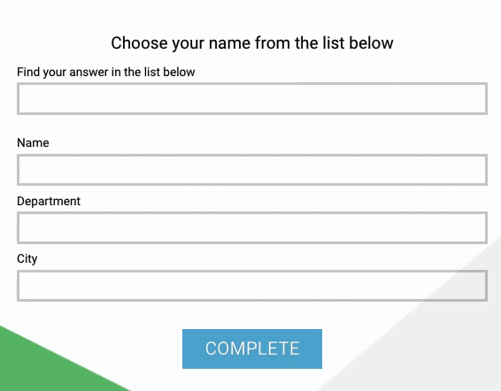 Typeahead Form : Pointerpro