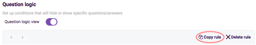 Question Logic : Pointerpro