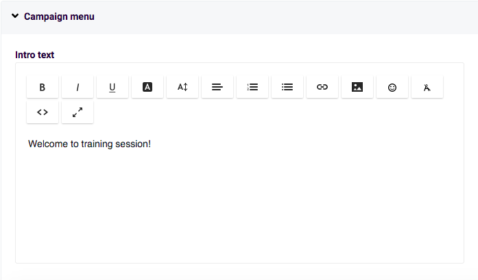 How to create a campaign : Pointerpro