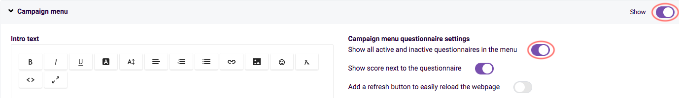 How to create a campaign : Pointerpro