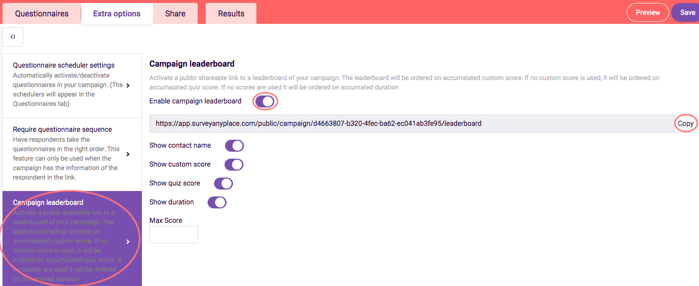 Campaign Leaderboard : Pointerpro