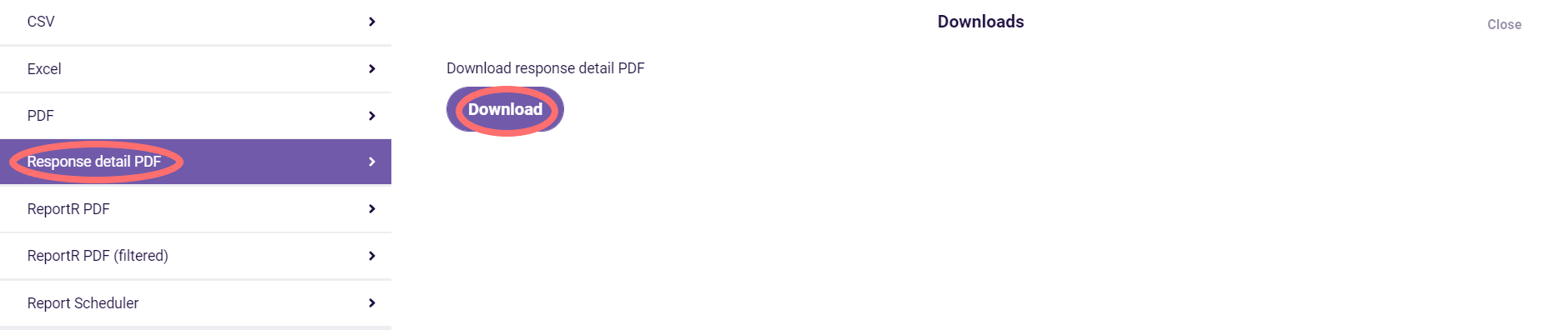 Responses View : Pointerpro