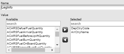 Leg status display : N-Ops & Crew