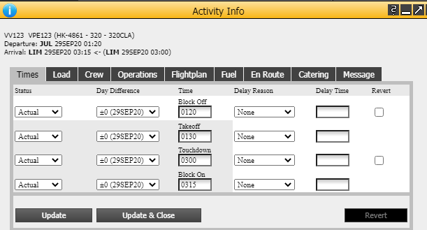Arrival : N-Ops & Crew