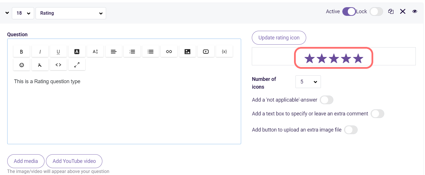 Question types that support custom scoring : Pointerpro