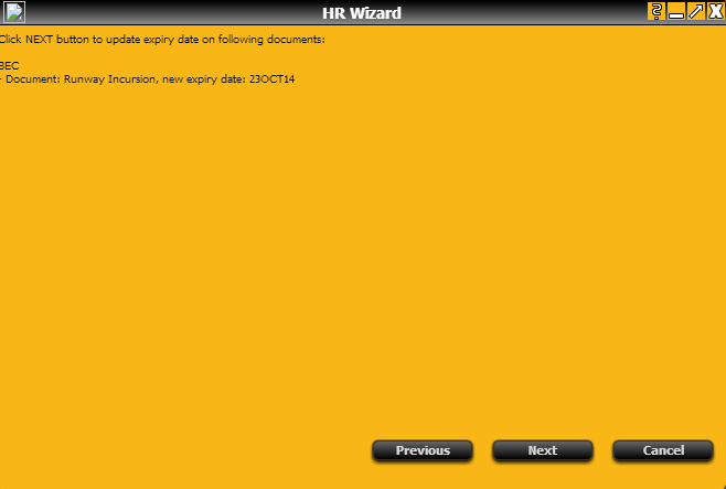 Expiry concept : N-Ops & Crew