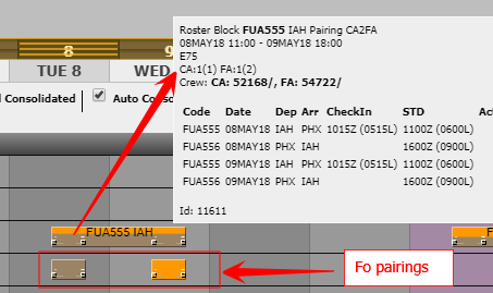 Crew Complement : N-Ops & Crew