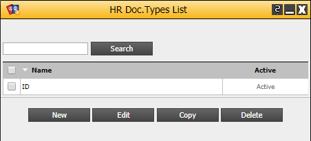HR Document Types : N-Ops & Crew