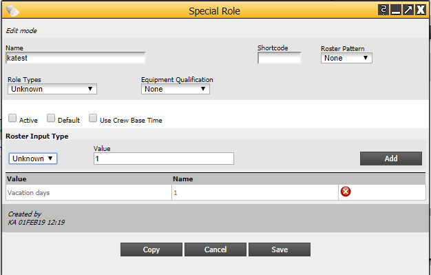 Special Roles : N-Ops & Crew