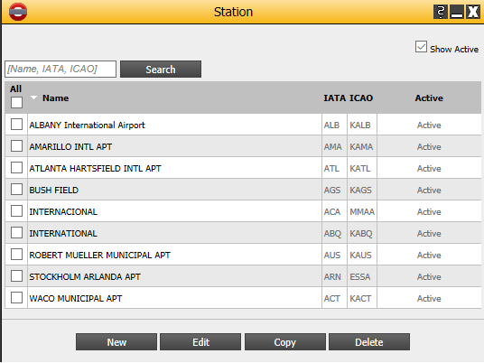 Stations : N-Ops & Crew