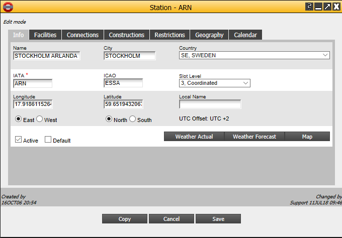 Stations : N-Ops & Crew
