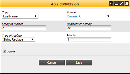 Apis Conversion : N-Ops & Crew
