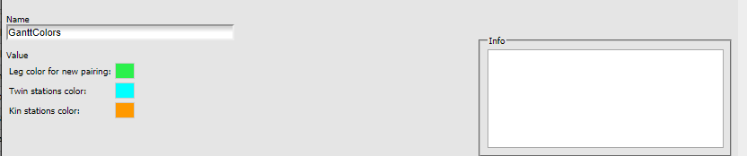 Setup Parameters : N-Ops & Crew