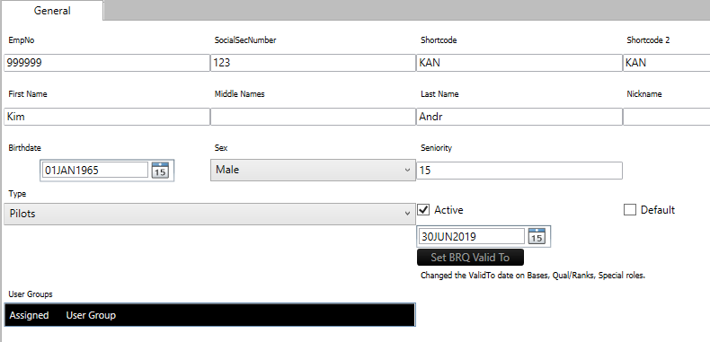 Human Resources : N-Ops & Crew