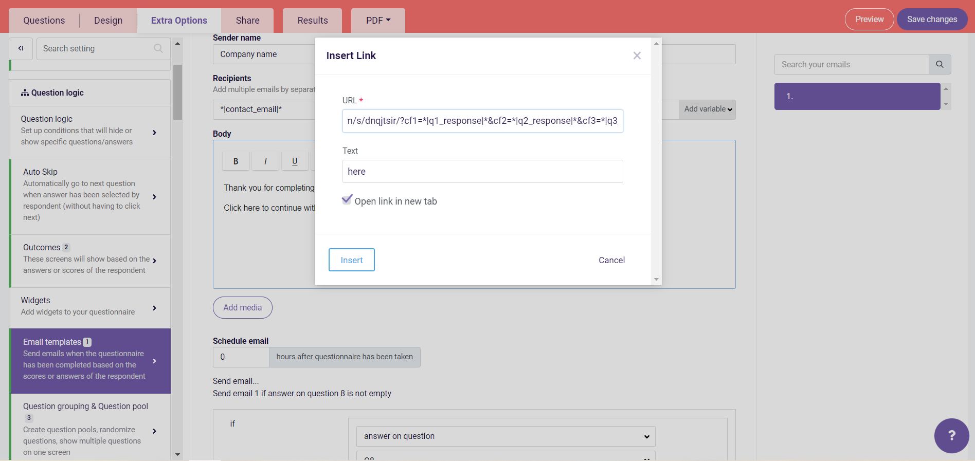 Pre-fill Intro fields : Pointerpro
