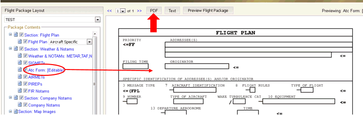 CA48 - ATC ICAO Form : N-Flight Planning