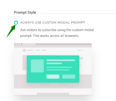 How to Create a Custom Modal Prompt : Subscribers