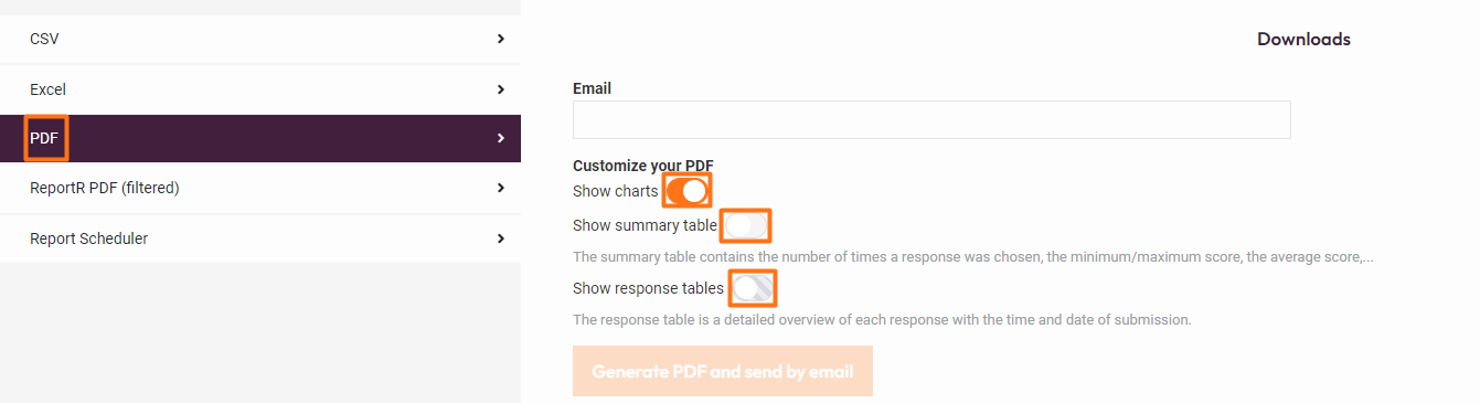 Download your Results : Pointerpro