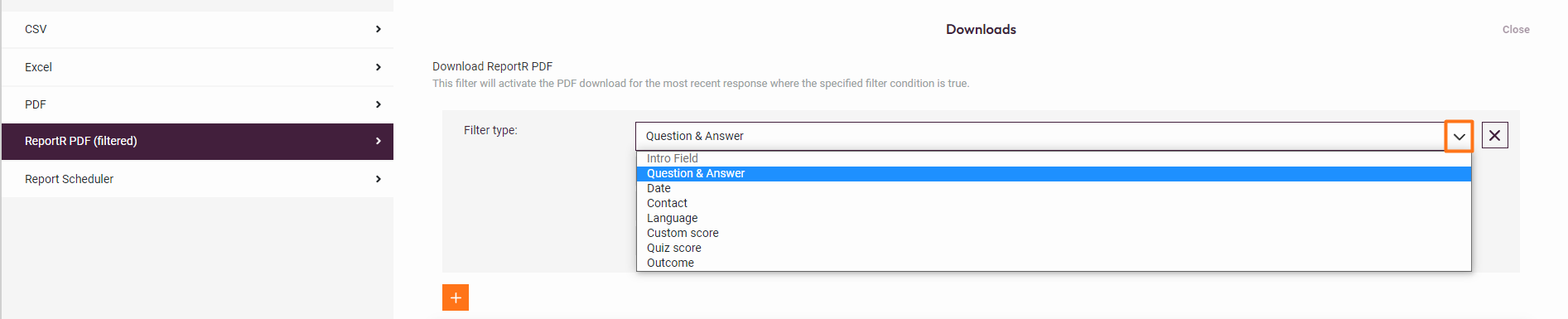 Download your Results : Pointerpro