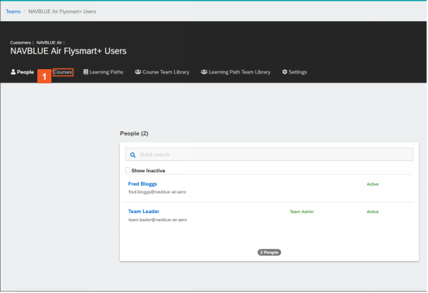 Course Assignment : NAVBLUE Academy Support